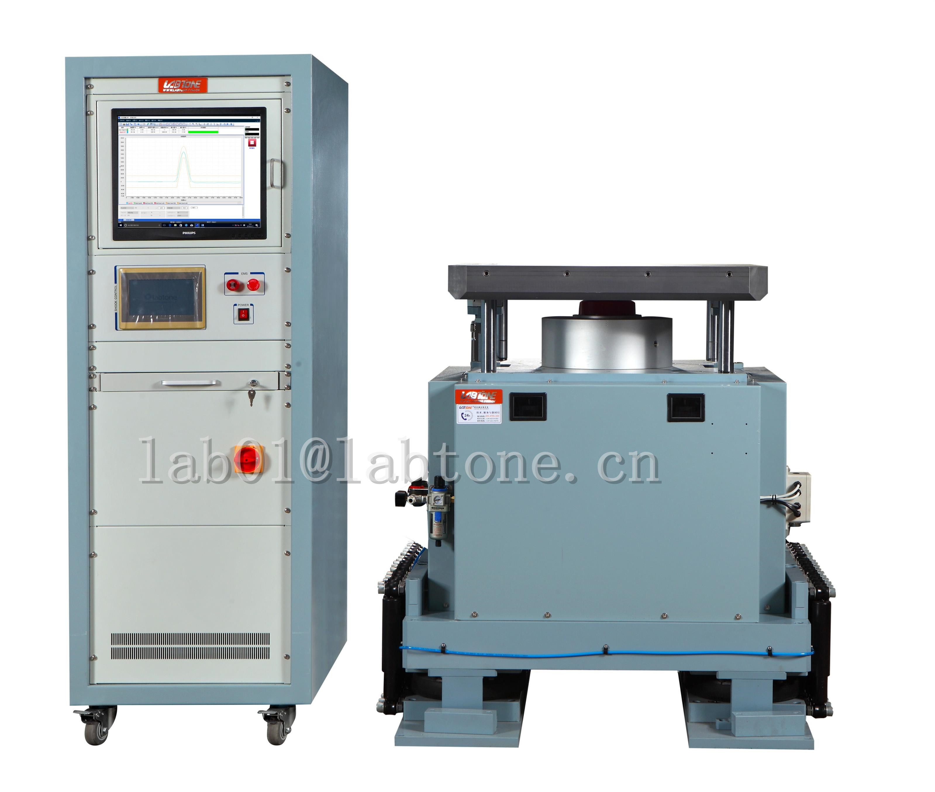 Electric Bump Test Machine Powtórz test uderzeniowy Half - Sine ...